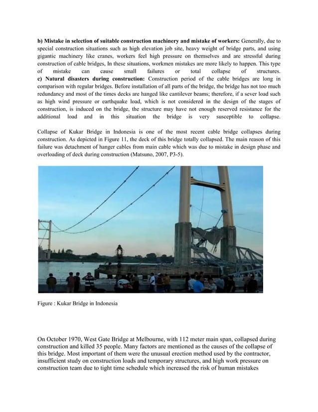 Cable suspension bridge pdf | PDF