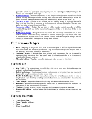 Cable suspension bridge pdf | PDF