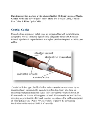 Cables &wire | PDF | Computer Networking | Computing