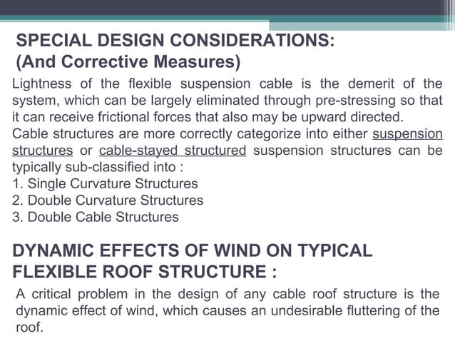 Cable Systems Form Active Structure System Ppt
