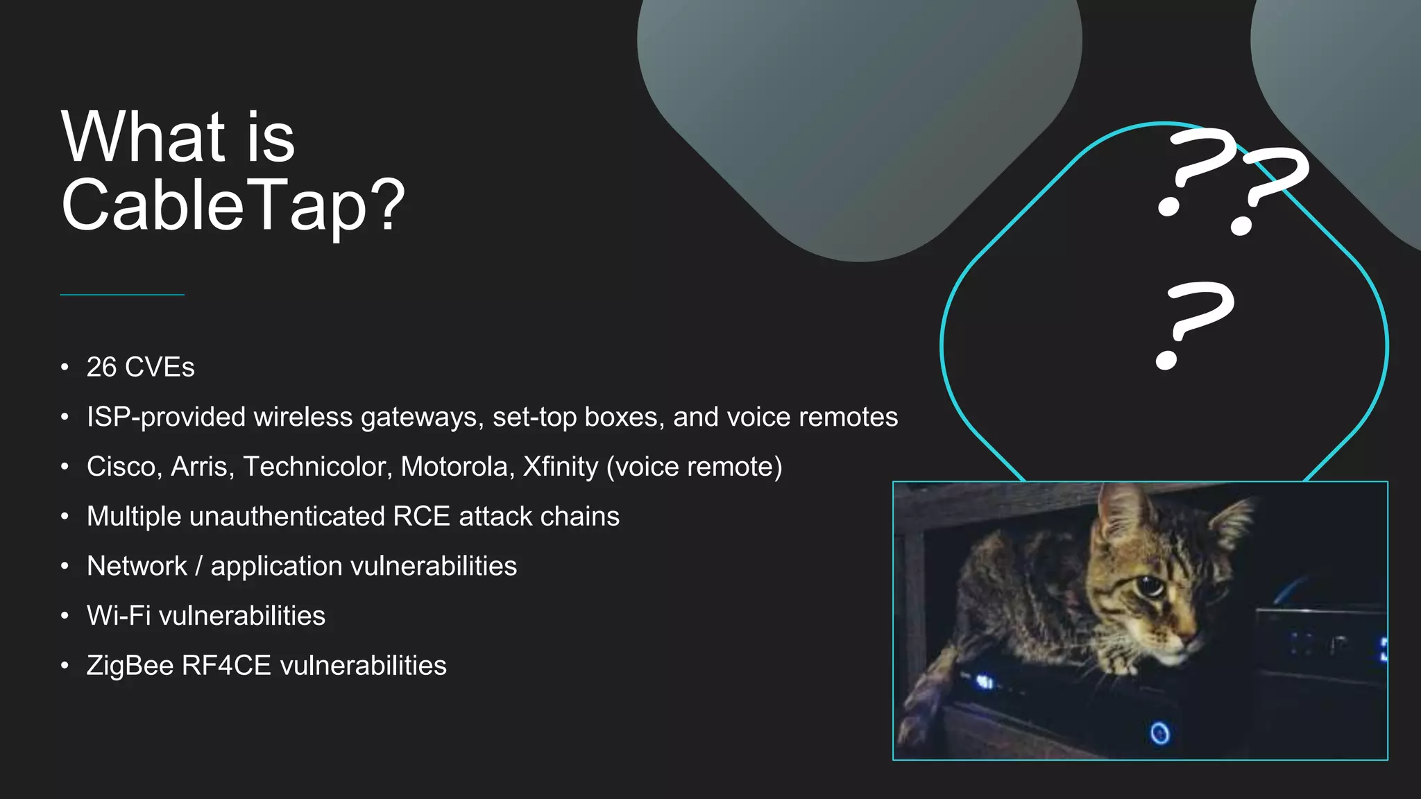 CableTap - Wirelessly Tapping Your Home Network | PPT