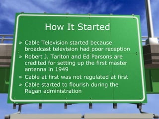 Cable television | PPT