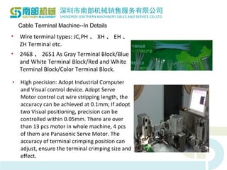 Cable terminal machine | PPT