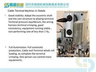 Cable terminal machine | PPT