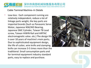 Cable terminal machine | PPT