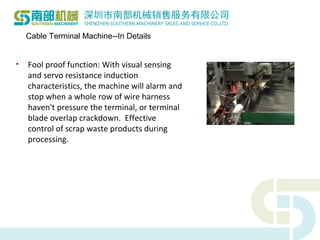 Cable terminal machine | PPT