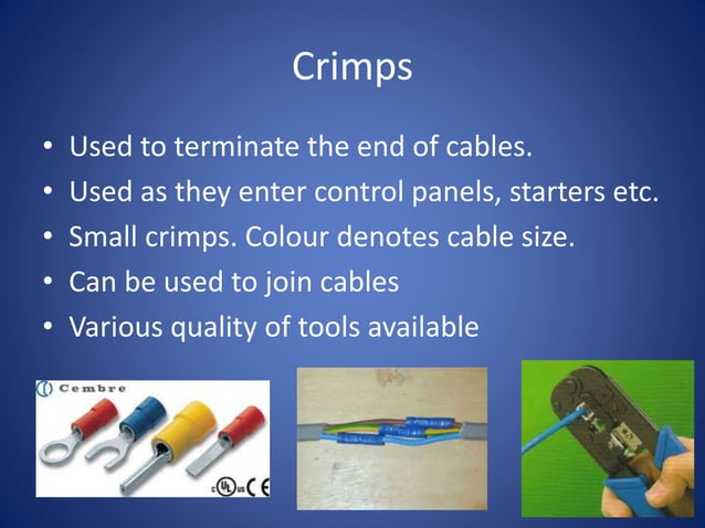 Cable terminations | PPTX