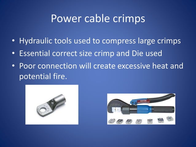 Cable terminations | PPTX