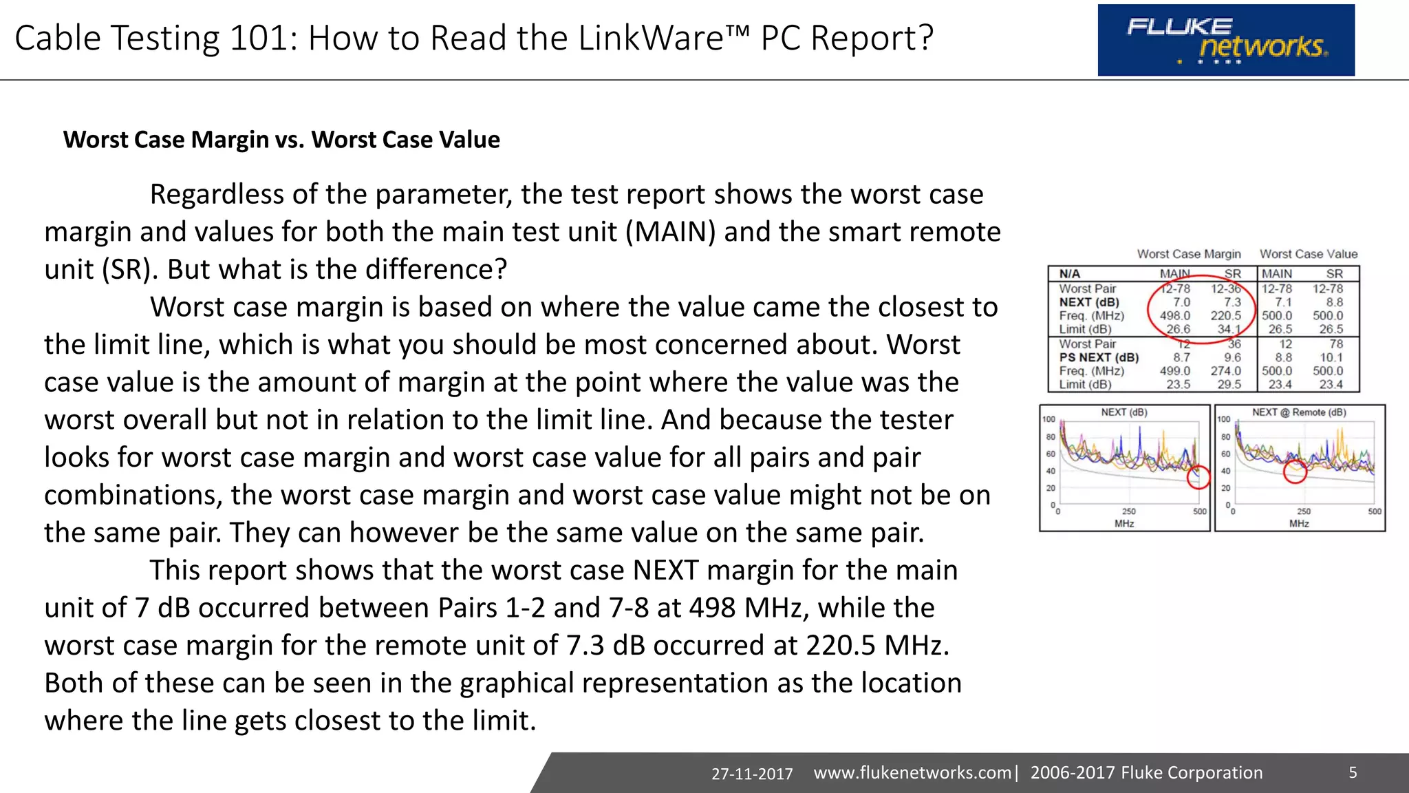 Cable testing 101 how to read the link ware™ pc report | PDF