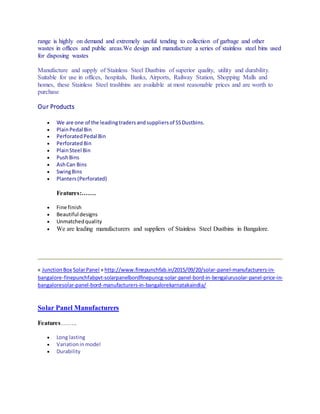Cable tray manufacturers,junction box | PDF