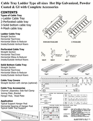 Cable tray conduit_catalogue | PDF