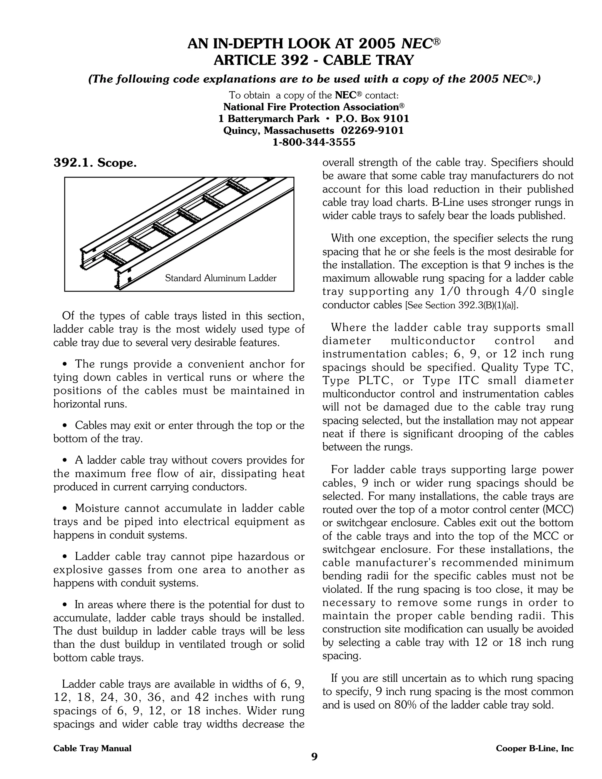 Cable tray manual | PDF