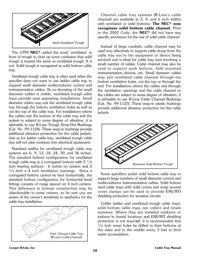 Cable tray manual | PDF