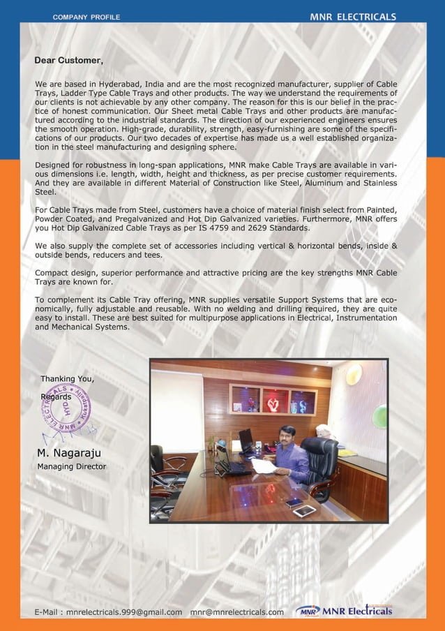 Cable tray profile | PDF