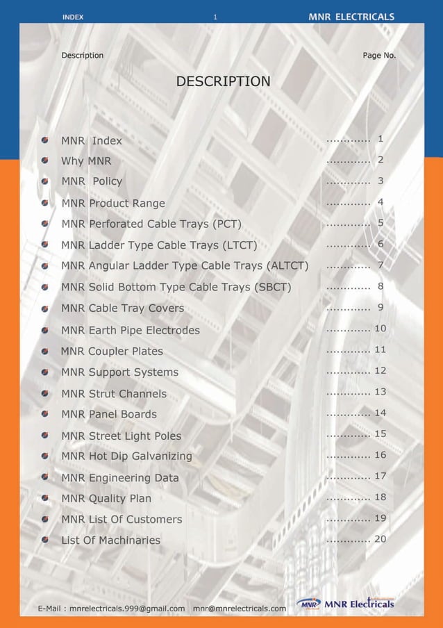 Cable tray profile | PDF