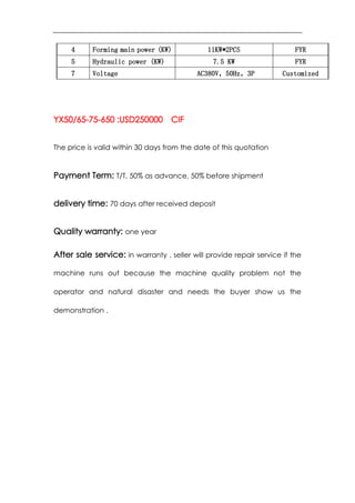 Cable tray Roll Forming Machine quotation.pdf