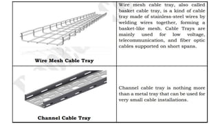PROCEDURES IN RACEWAY AND CABLE TRAY INSTALLATION | PPTX