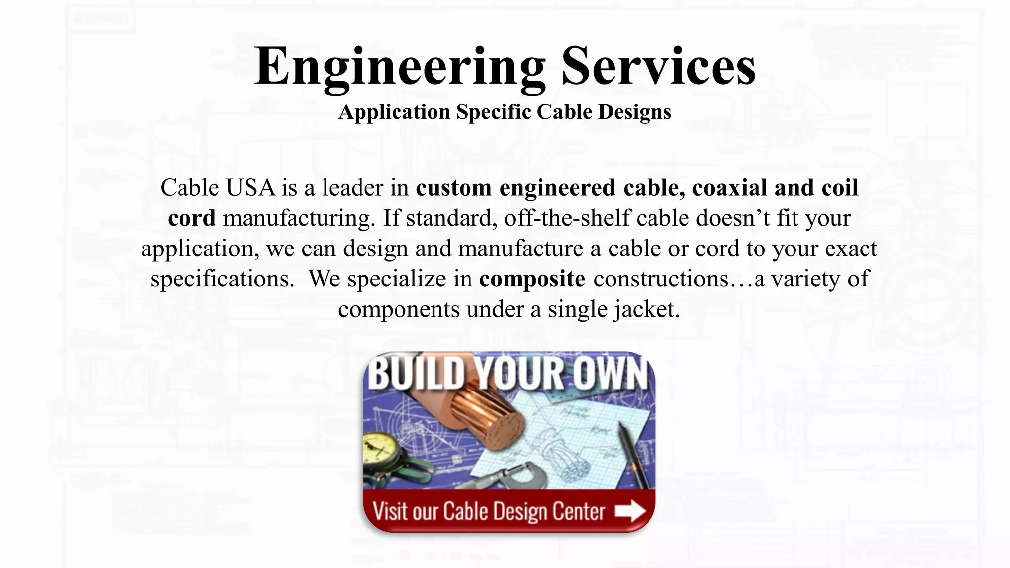 Cable USA Custom Cable Overview Presentation | PDF