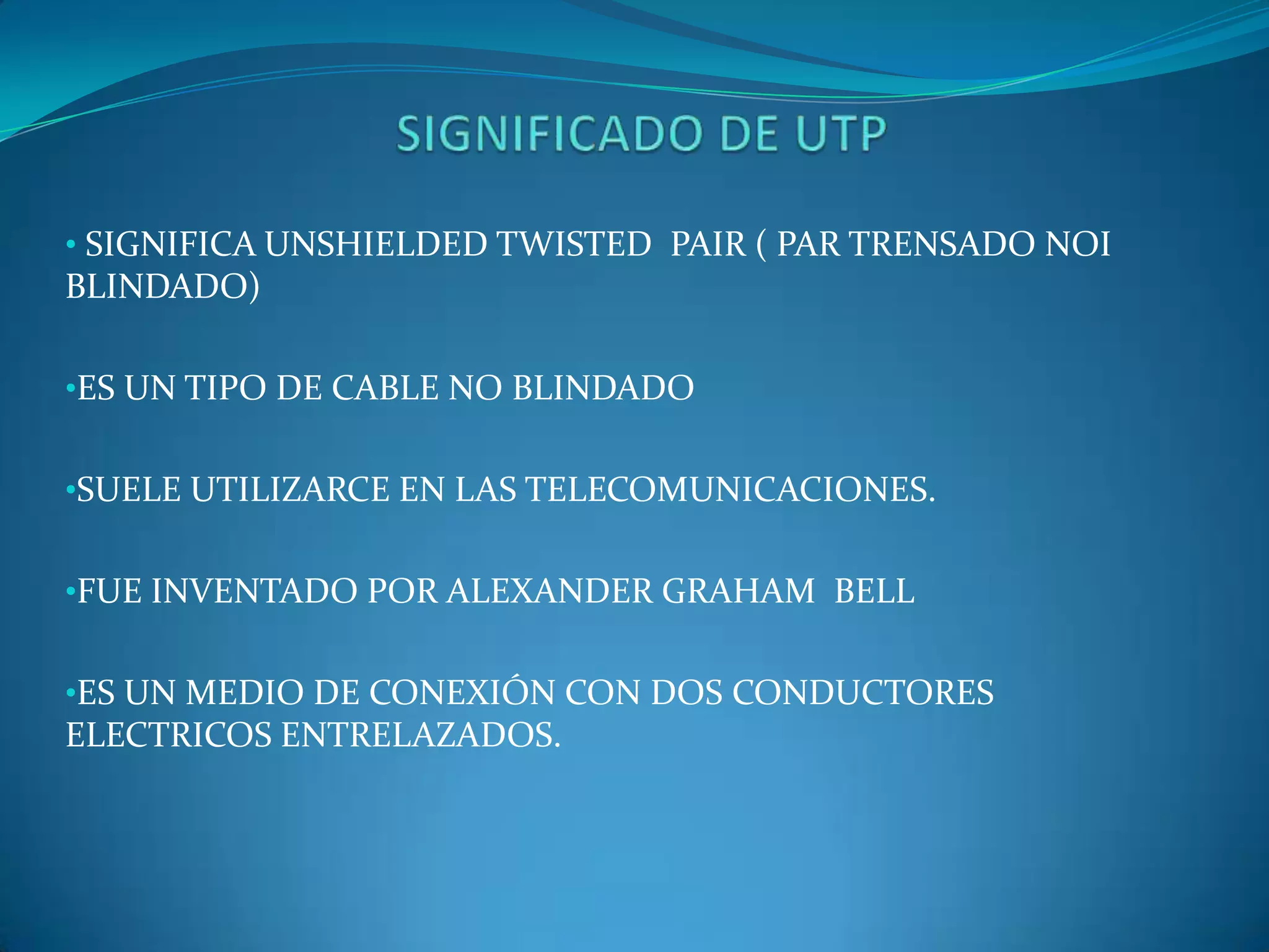 Cable utp | PPT