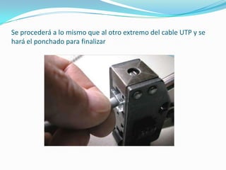 Cable utp (configuración crossover) | PPTX