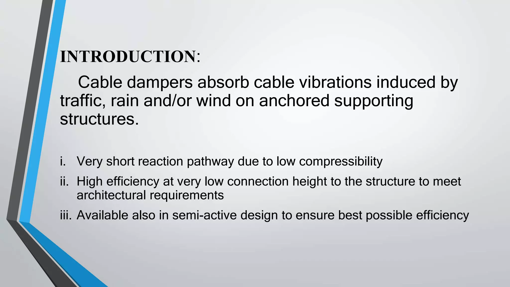 Cable vibration dampers | PPTX