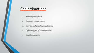 Cable vibration dampers | PPTX