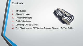Cable vibration dampers | PPTX