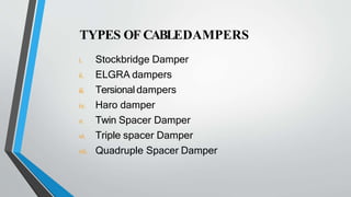 Cable vibration dampers | PPTX