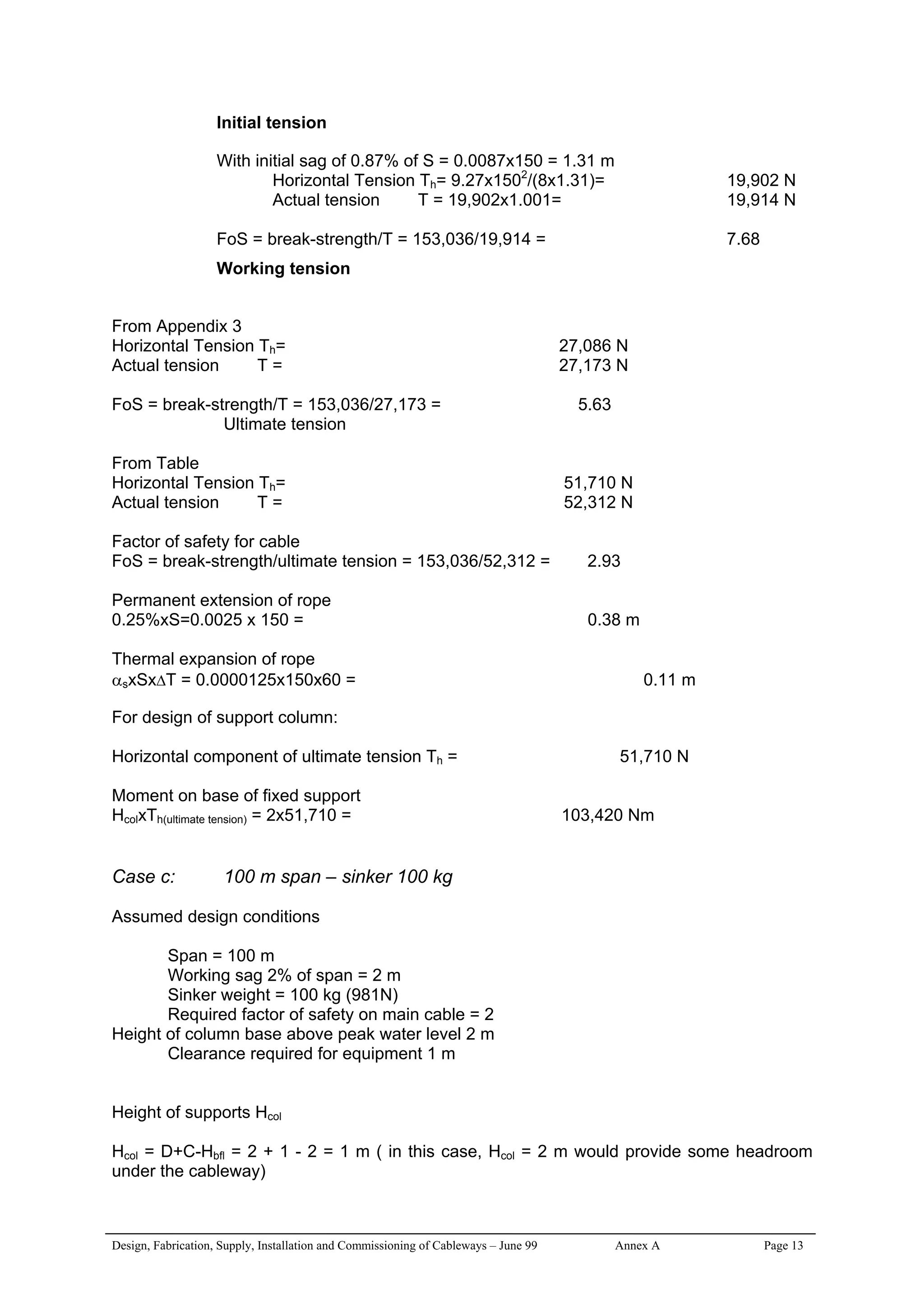 Cableway guidance note 1 design | PDF
