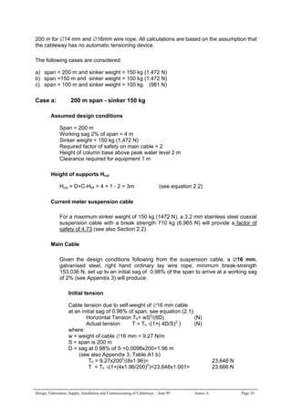 Cableway guidance note 1 design | PDF