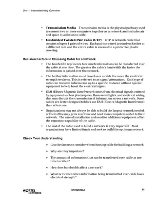 Cabling | PDF