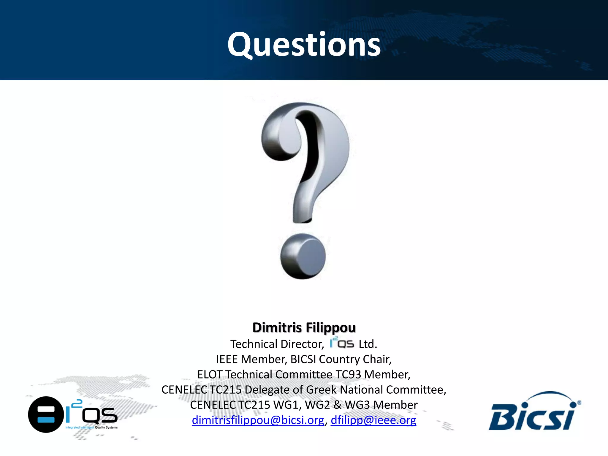 Cabling standards update 2014 | PPT