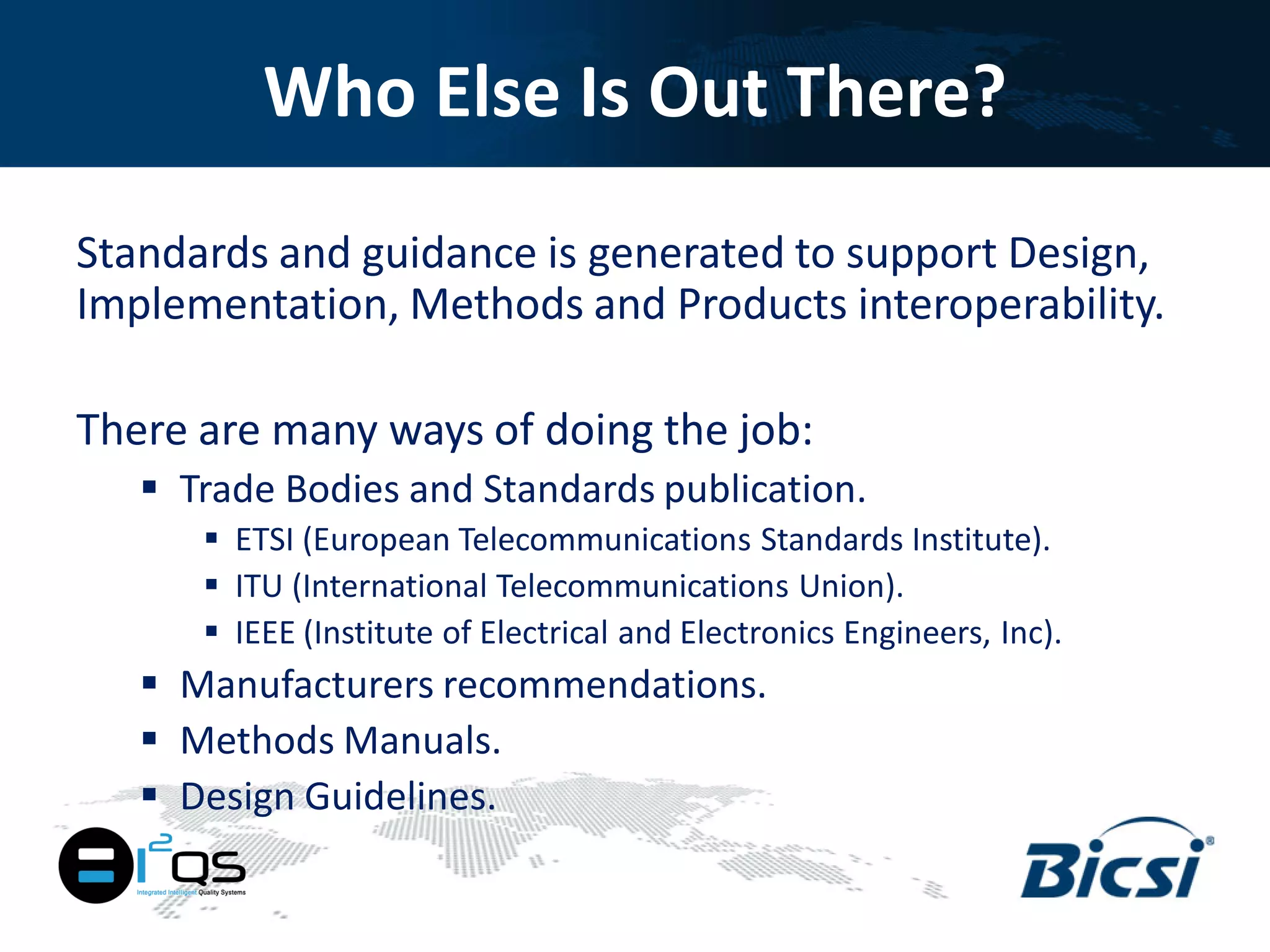 Cabling standards update 2014 | PPT