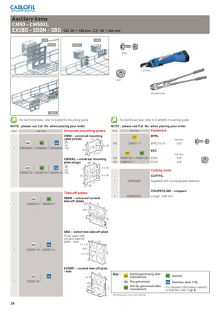Cablofil Steel Wire Cable Tray Product Catalogue | PDF