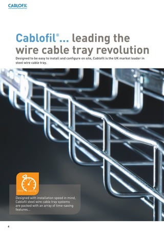 Cablofil Cable Basket - Wire Cable Basket (Galvanised & Stainless Steel ...