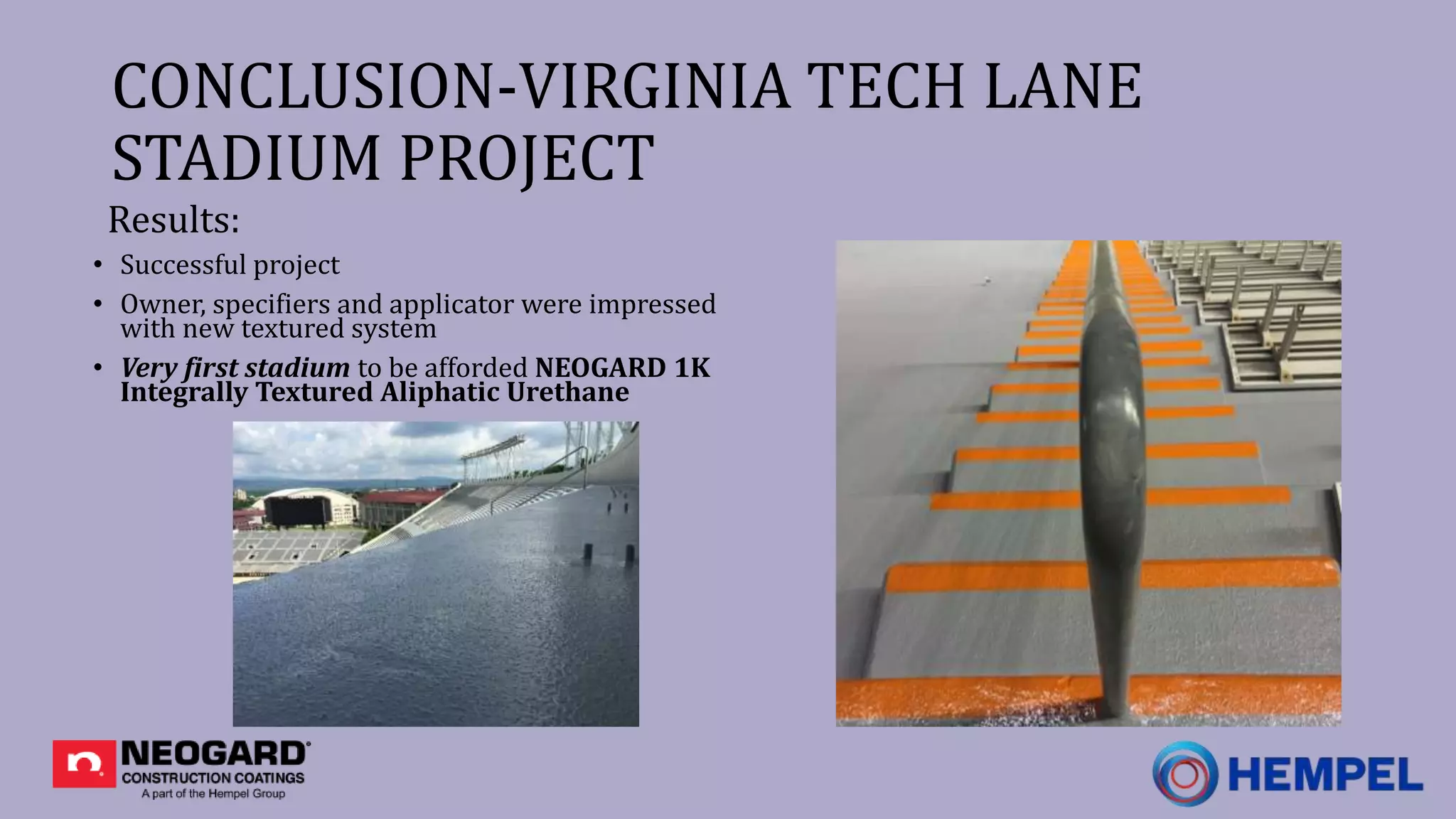 An overview of Richmond Primoid's restoration work for Virginia Tech's ...