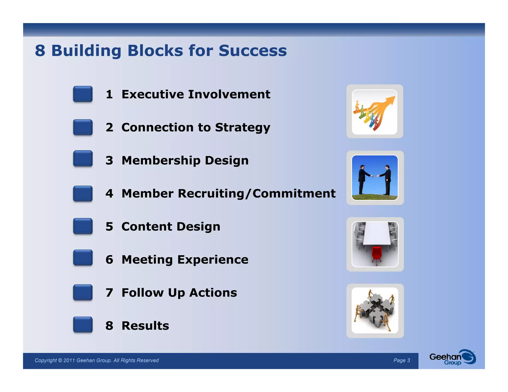 8 Building Blocks for Customer Advisory Board Success | PDF