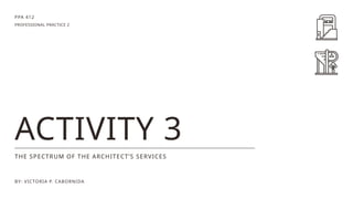 PPA_ ACTIVITY 3 _THE SPECTRUM OF ARCHITECTS_ SERVICES__.pptx