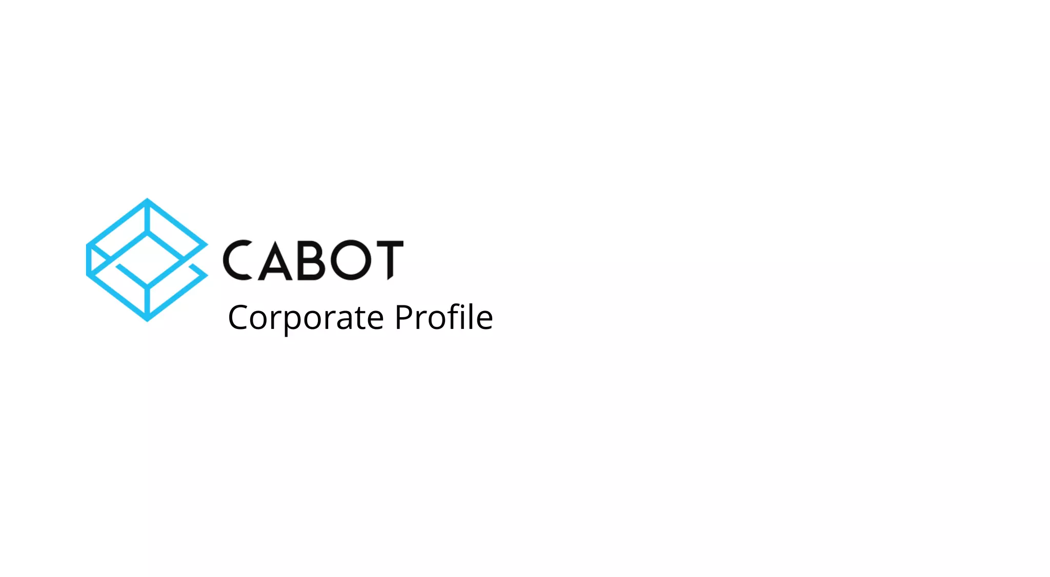 Cabot Corporate Presentation | PPT