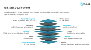 Cabot corporate profile 2018 | PPT