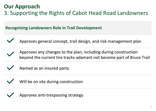 Cabot Head Trail - Project Overview | PPT