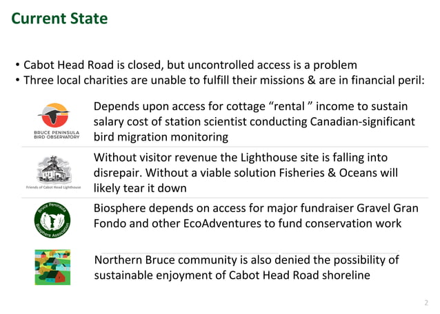 Cabot Head Trail - Project Overview | PPT