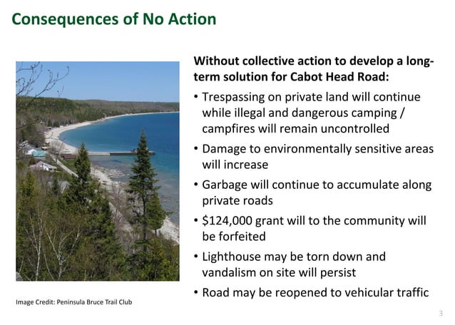 Cabot Head Trail - Project Overview | PPT