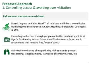 Cabot Head Trail - Project Overview | PPT