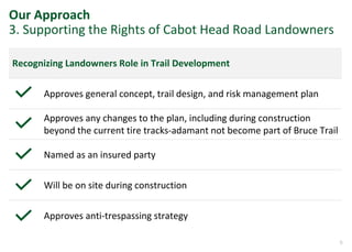Cabot Head Trail - Project Overview | PDF