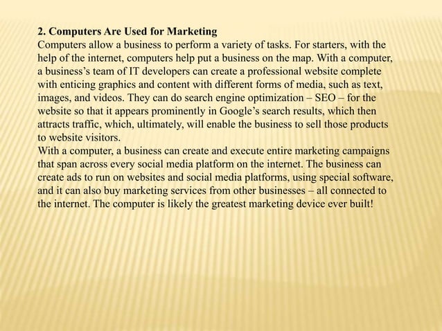 computer application in business | PPTX