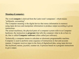 computer application in business | PPTX