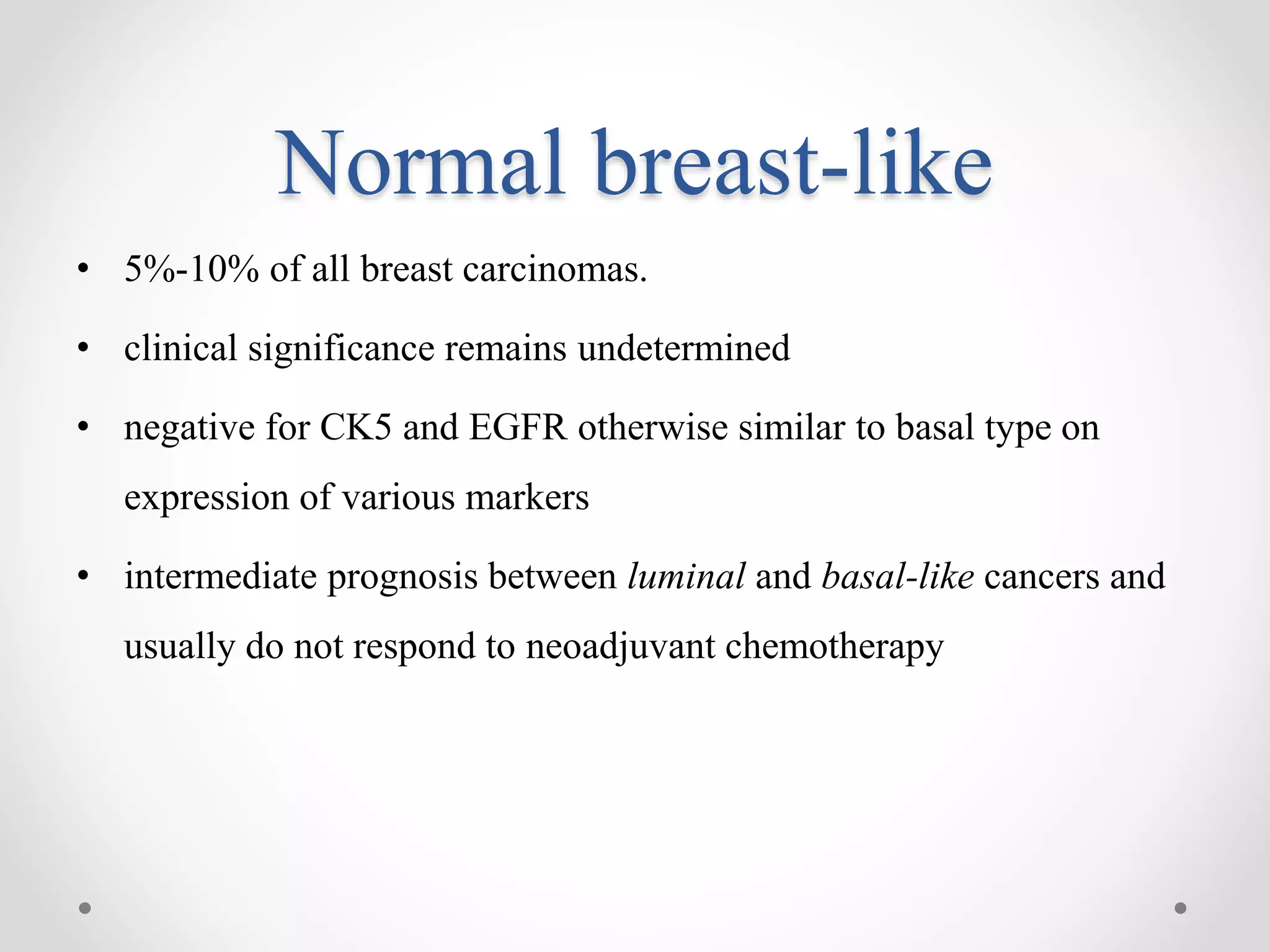 Ca breast molecular biology | PPTX