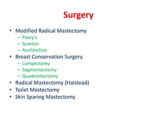 Ca breast ug lecture ajay khanna department of surgery. ims, bhu ...