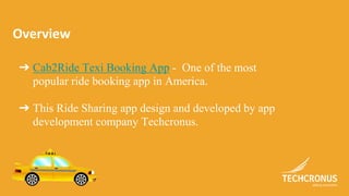 Ride sharing app like Uber (Taxi Booking App) | PPTX